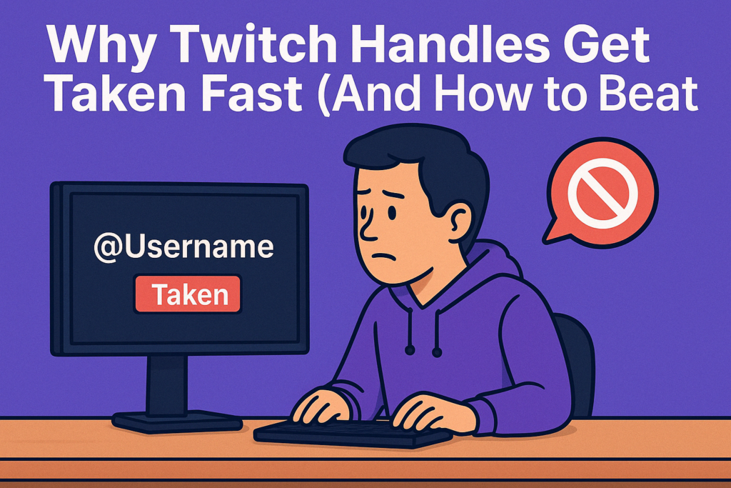 Why Twitch Handles Get Taken Fast (And How to Beat It)
