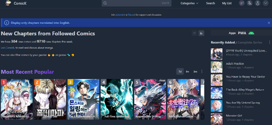 Is ComicK shut down permanently