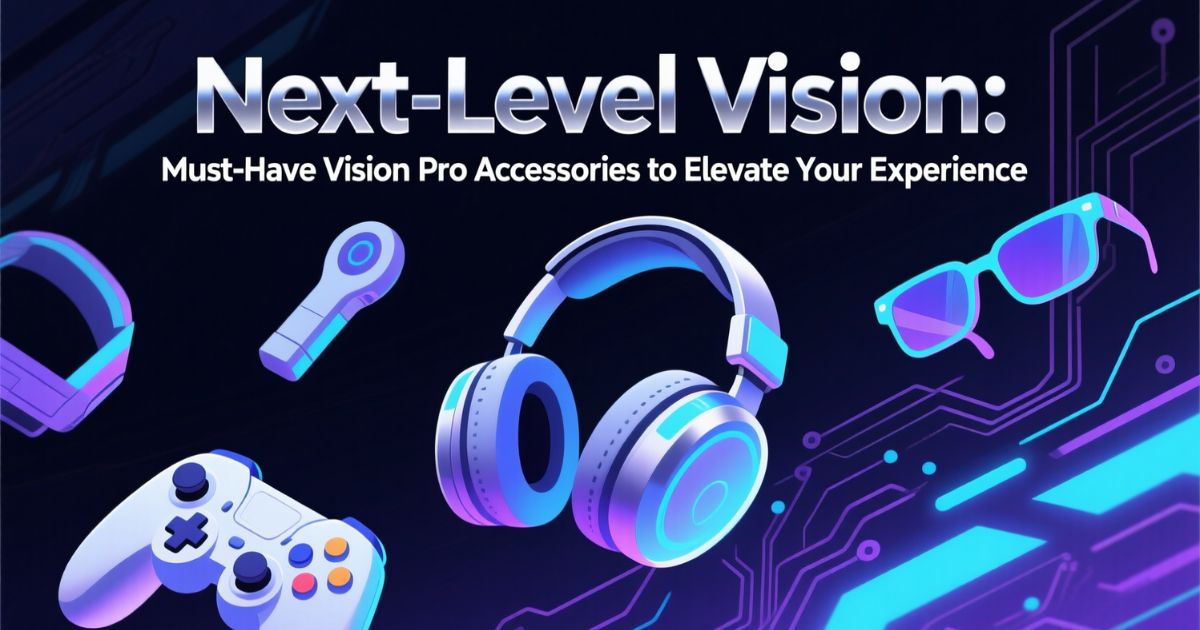 Next-Level Vision: Must-Have Vision Pro Accessories to Elevate Your Experience