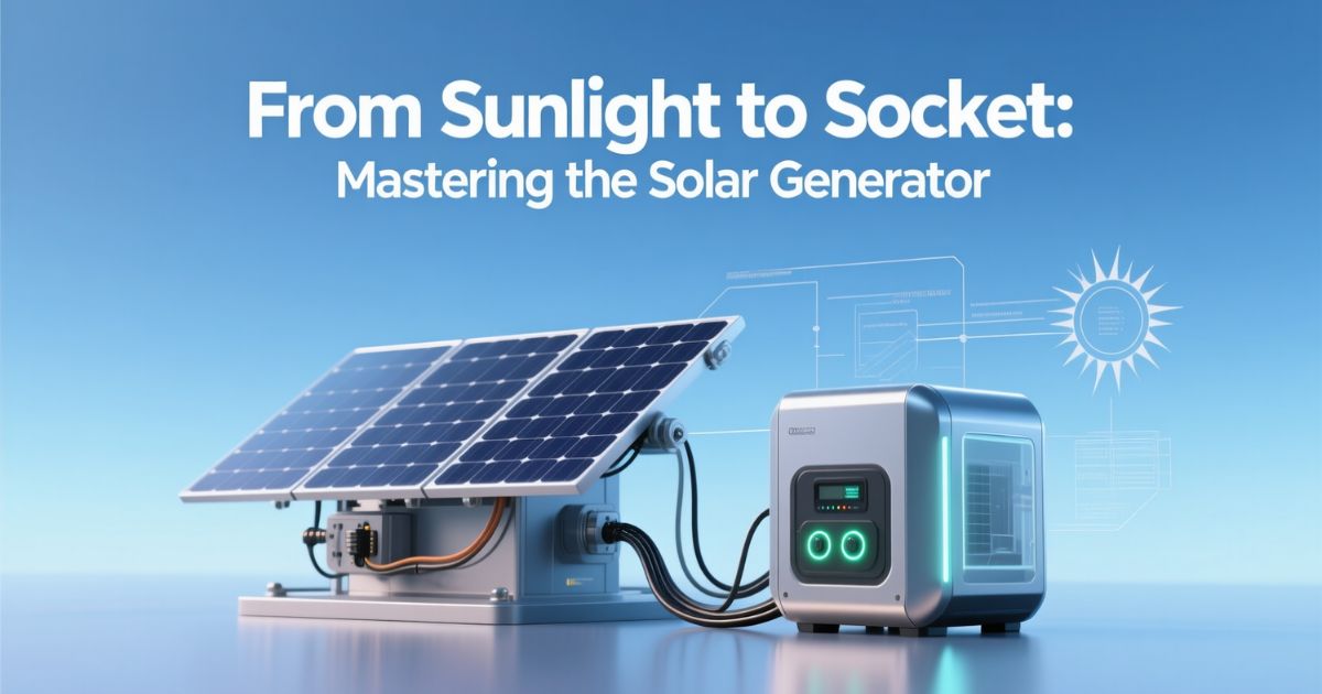 From Sunlight to Socket: Mastering the Solar Generator