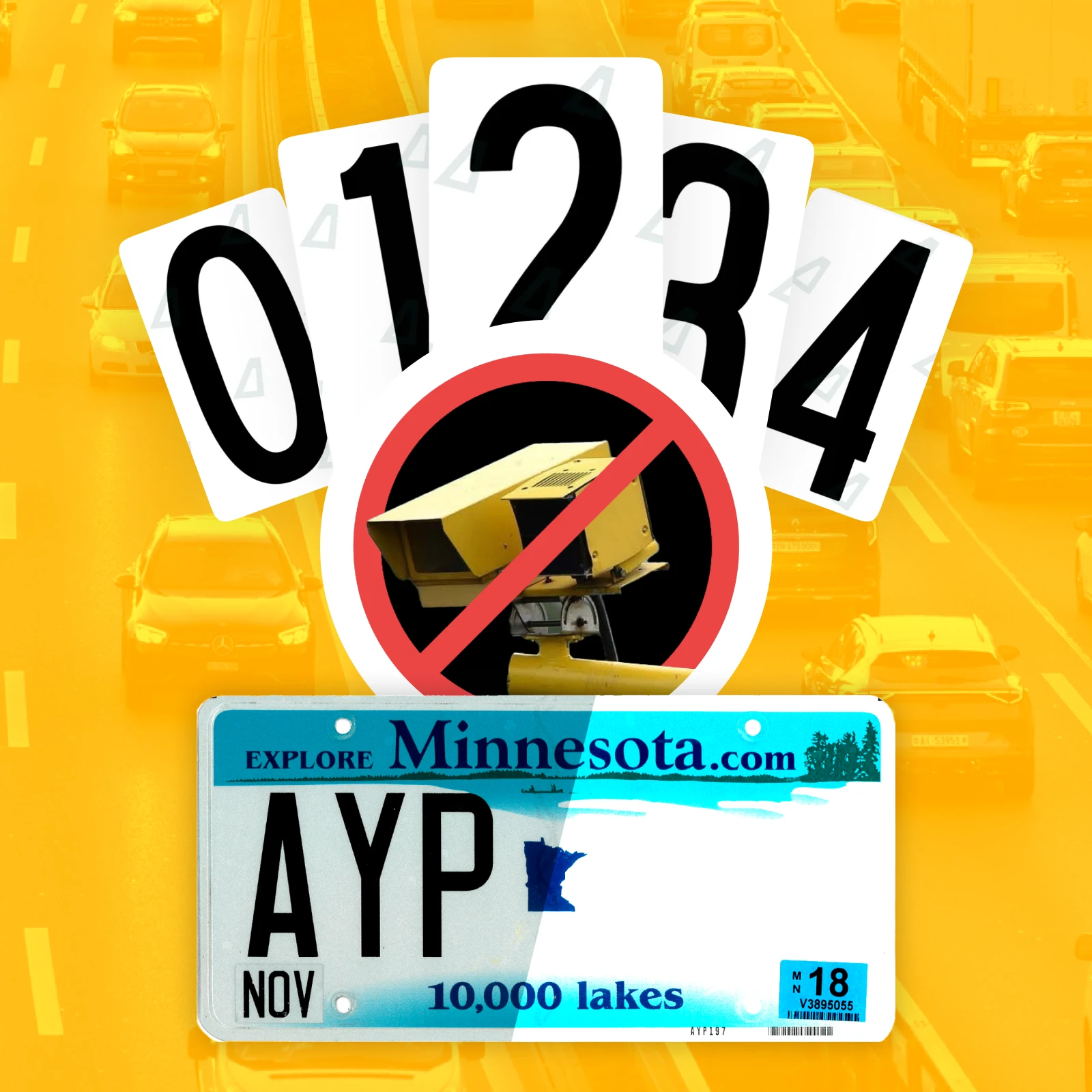 Invisible number plate film: magic or science?