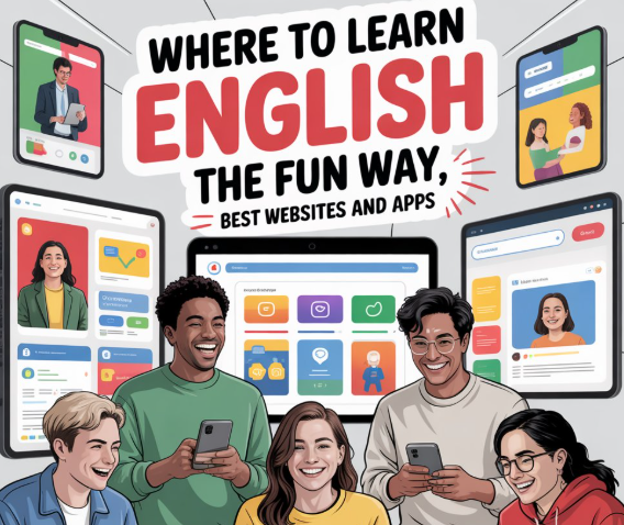 Where to Learn English the Fun Way: Best Websites and Apps