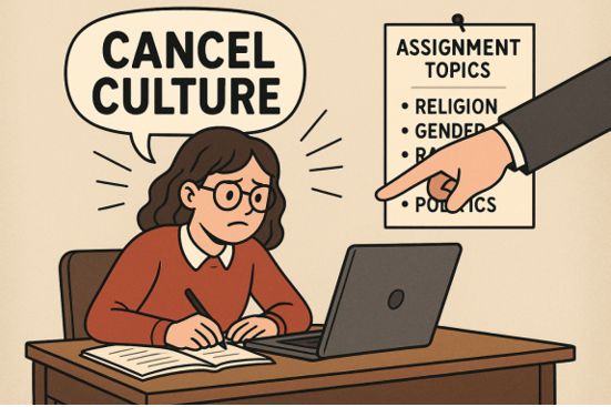 Cancel Culture’s Impact on Students’ Assignment Topic Choices