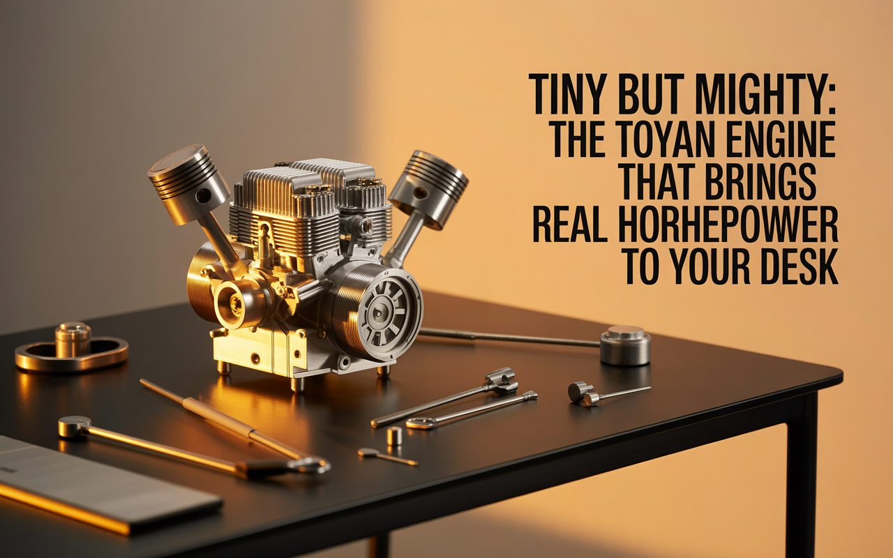 Tiny But Mighty: The Toyan Engine That Brings Real Horsepower to Your Desk