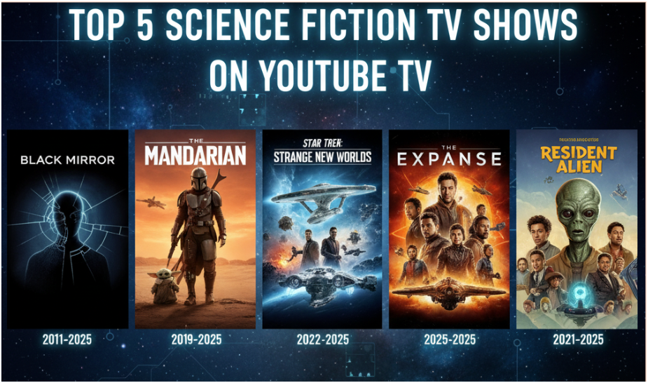Top 5 Science-Fiction TV Shows on YouTube TV in 2025