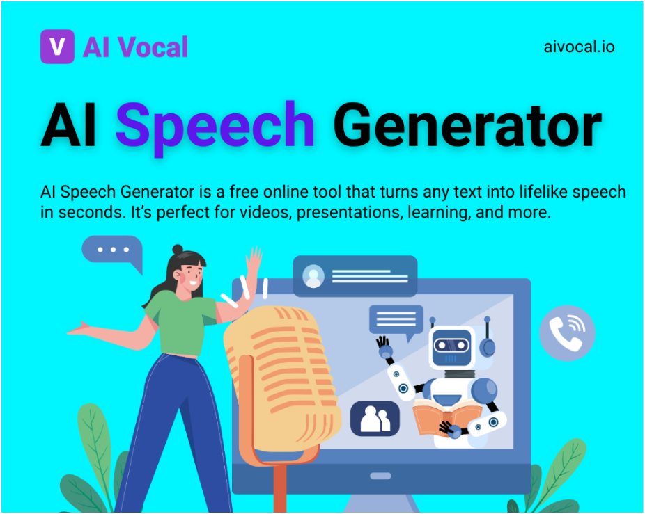 AIVocal Text to Speech – Transform Your Text Into Natural, Expressive Audio