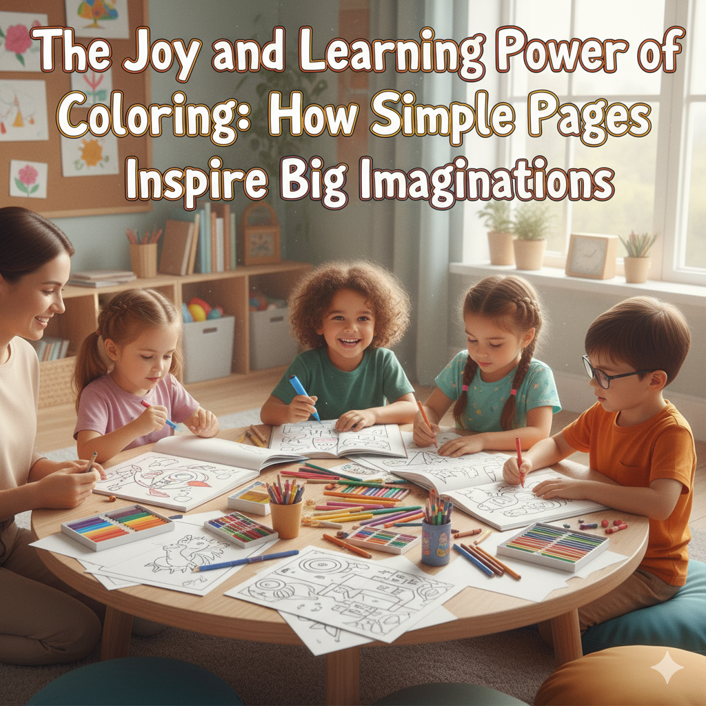 The Joy and Learning Power of Coloring: How Simple Pages Inspire Big ...