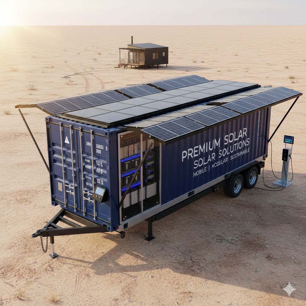 Premium Mobile Solar Container Advanced Shipping Container Solar Kit ...
