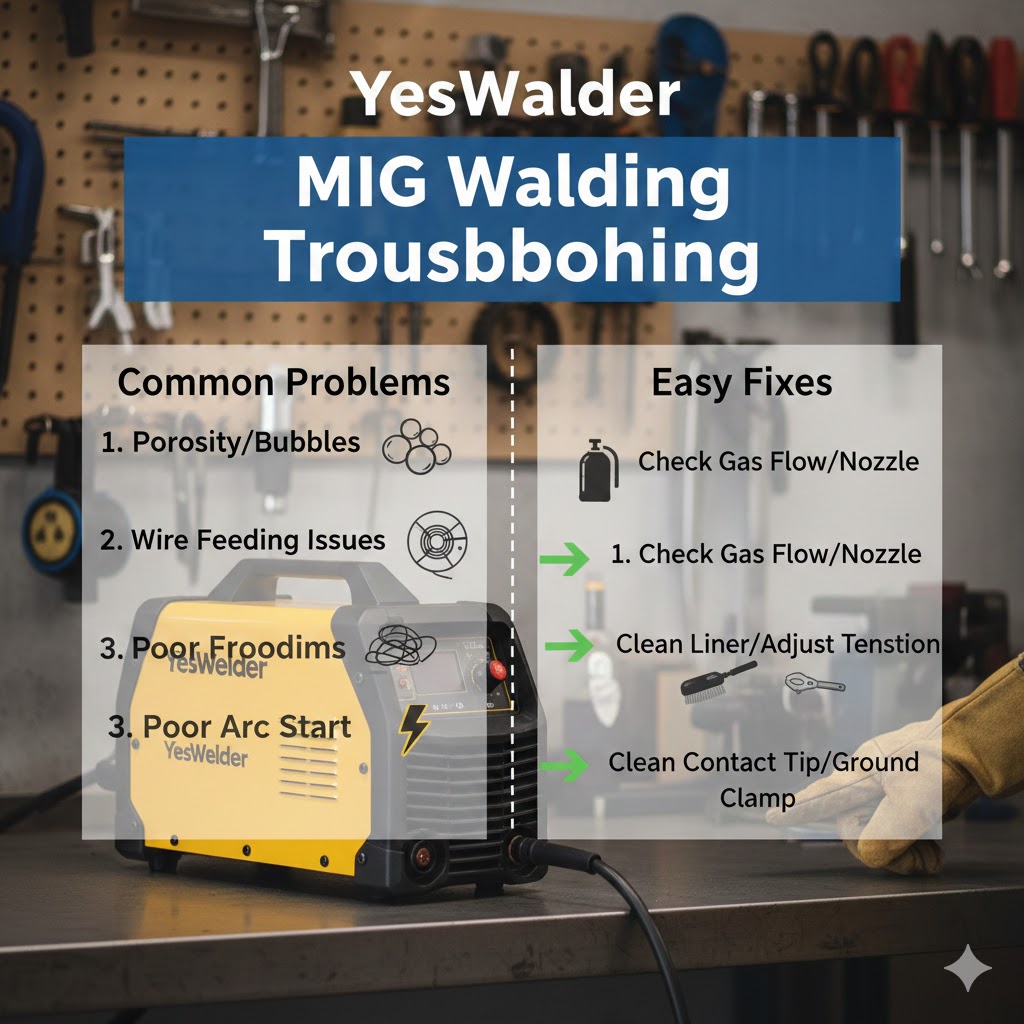 YesWelder MIG Welding Troubleshooting: Common Problems and Easy Fixes