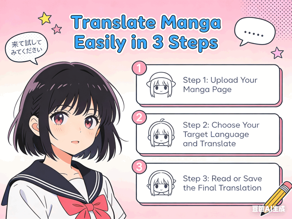 AniFun AI Manga Translator: Translate Manga Easily in 3 Steps