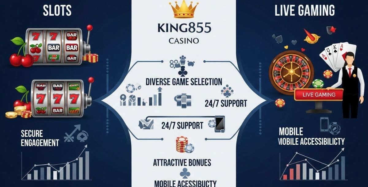 How King855 Casino Became a Top Choice for Slot and Live Gaming Fans