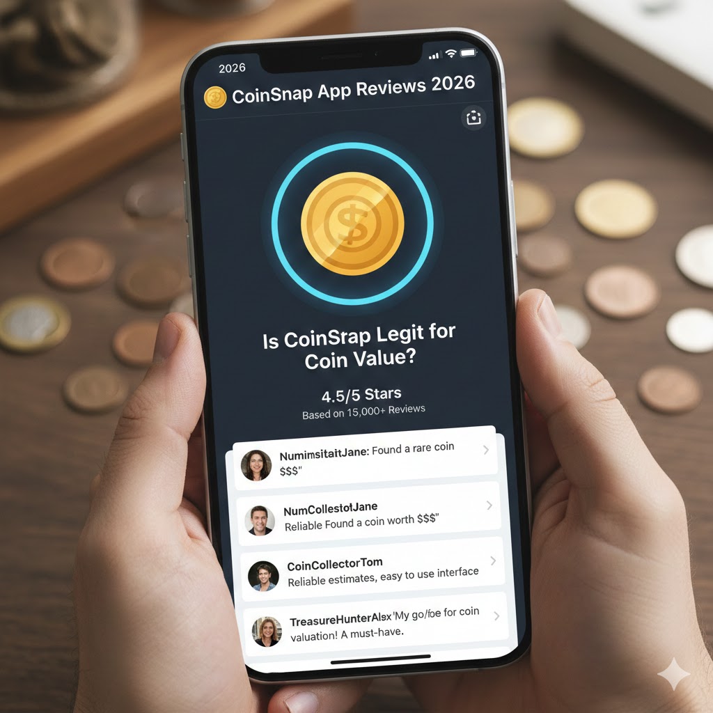 CoinSnap App Reviews 2026: Is CoinSnap Legit for Coin Value?
