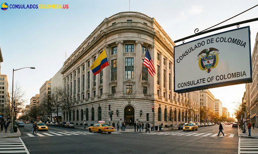 Far from the country, close to the institution: the Consulate of Colombia