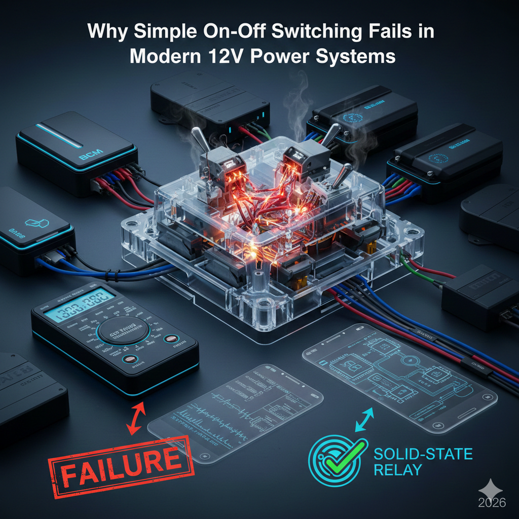Why Simple On–Off Switching Fails in Modern 12V Power Systems