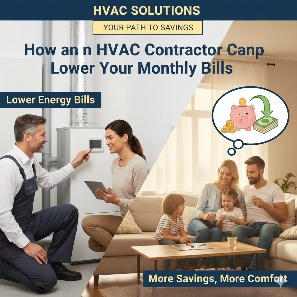 How an HVAC Contractor Can Help Lower Your Monthly Bills
