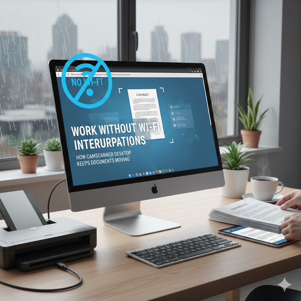 Work Without Wi-Fi Interruptions: How CamScanner Desktop Keeps ...