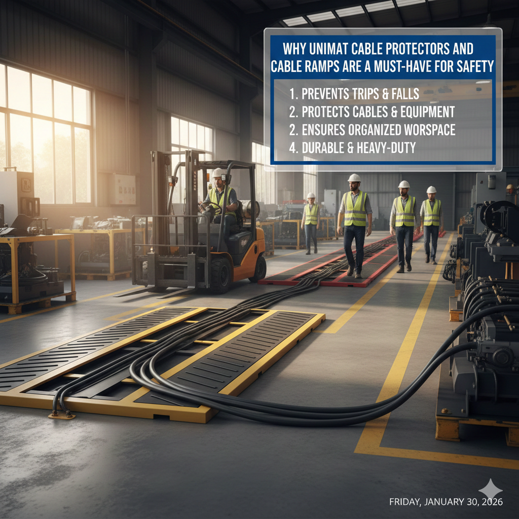 Why Unimat Cable Protectors and Cable Ramps Are a Must-Have for Safety