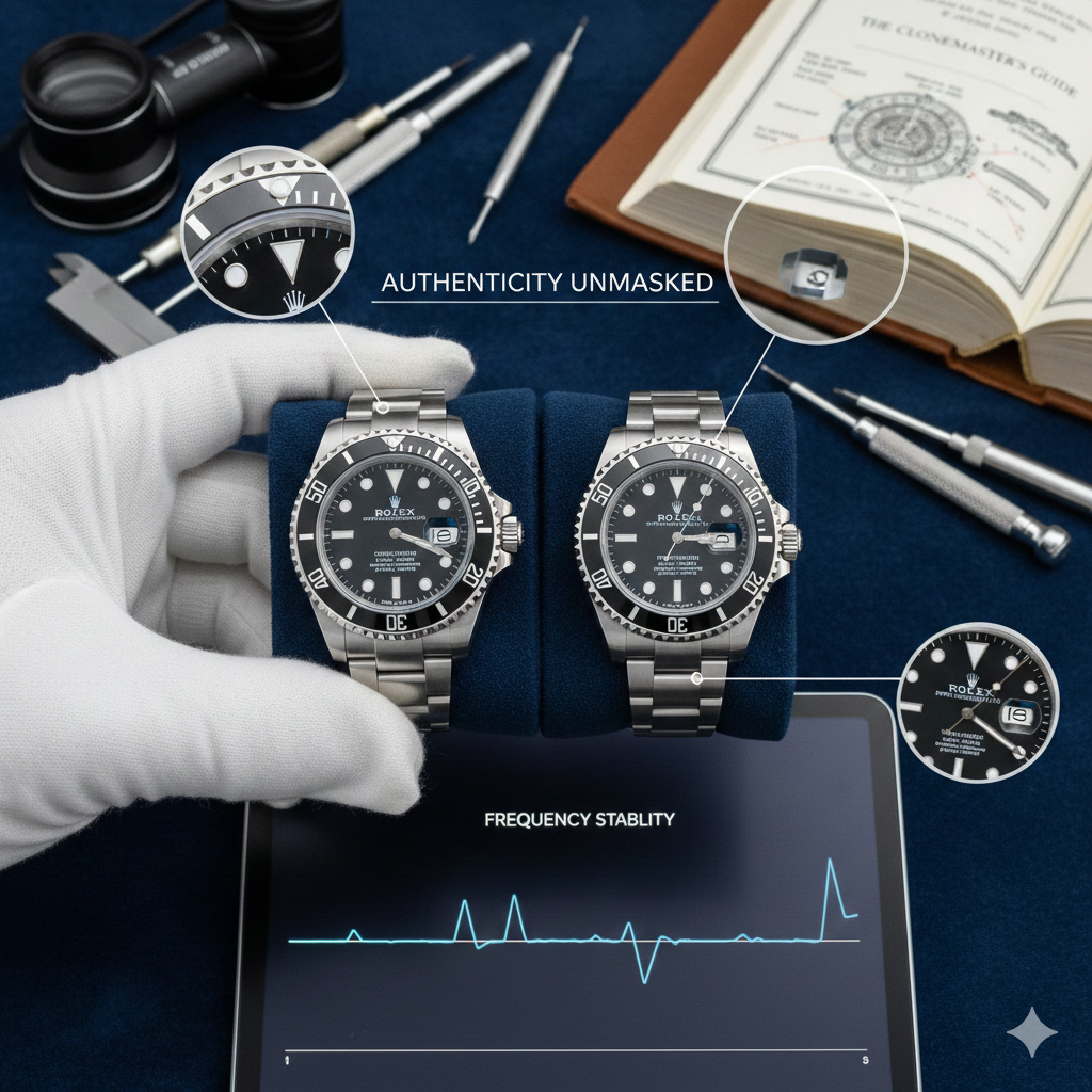 How Buyers Learn to Identify Real Super Clone Rolex Watches in a Market ...