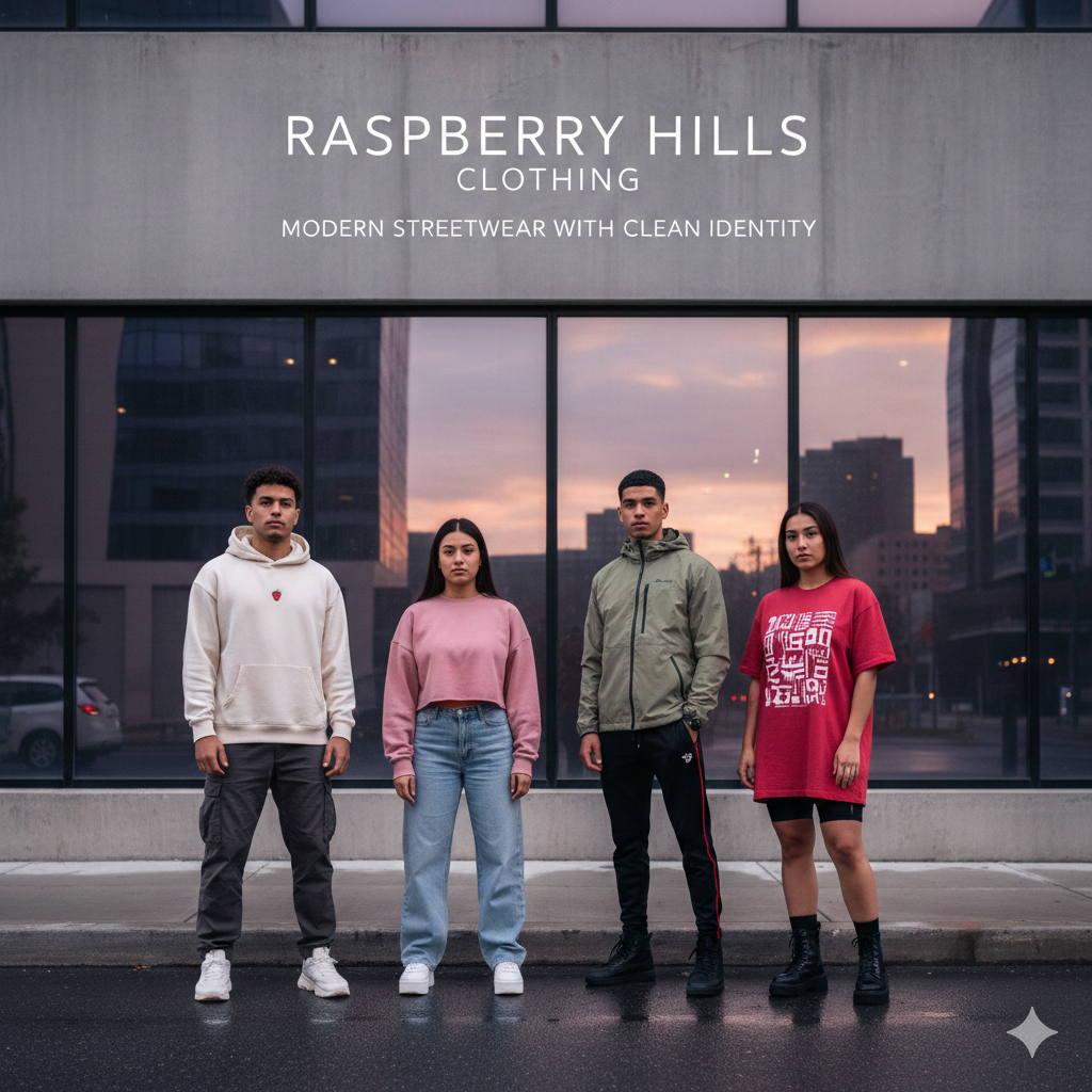 Raspberry Hills Clothing: Modern Streetwear with a Clean Identity