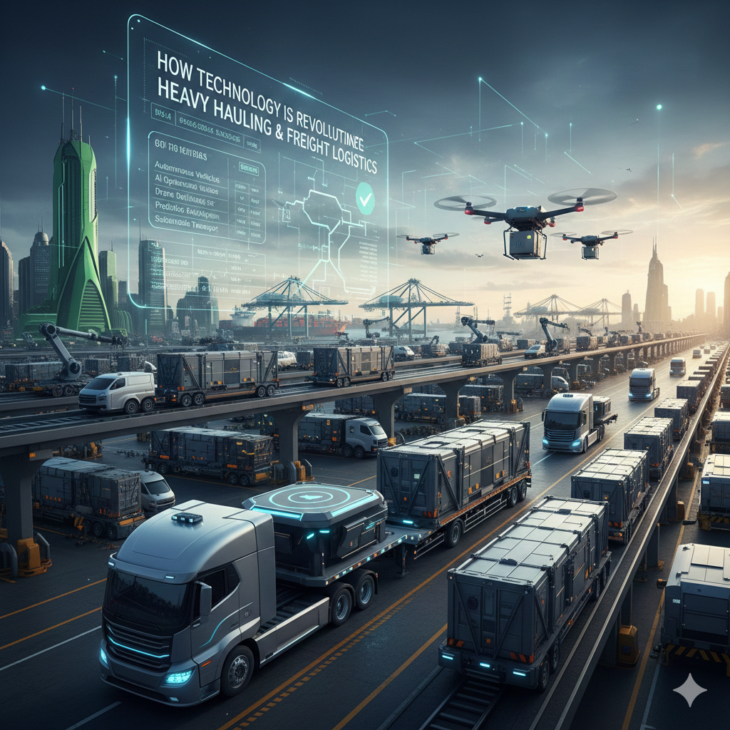 How Technology is Revolutionizing Heavy Hauling and Freight Logistics