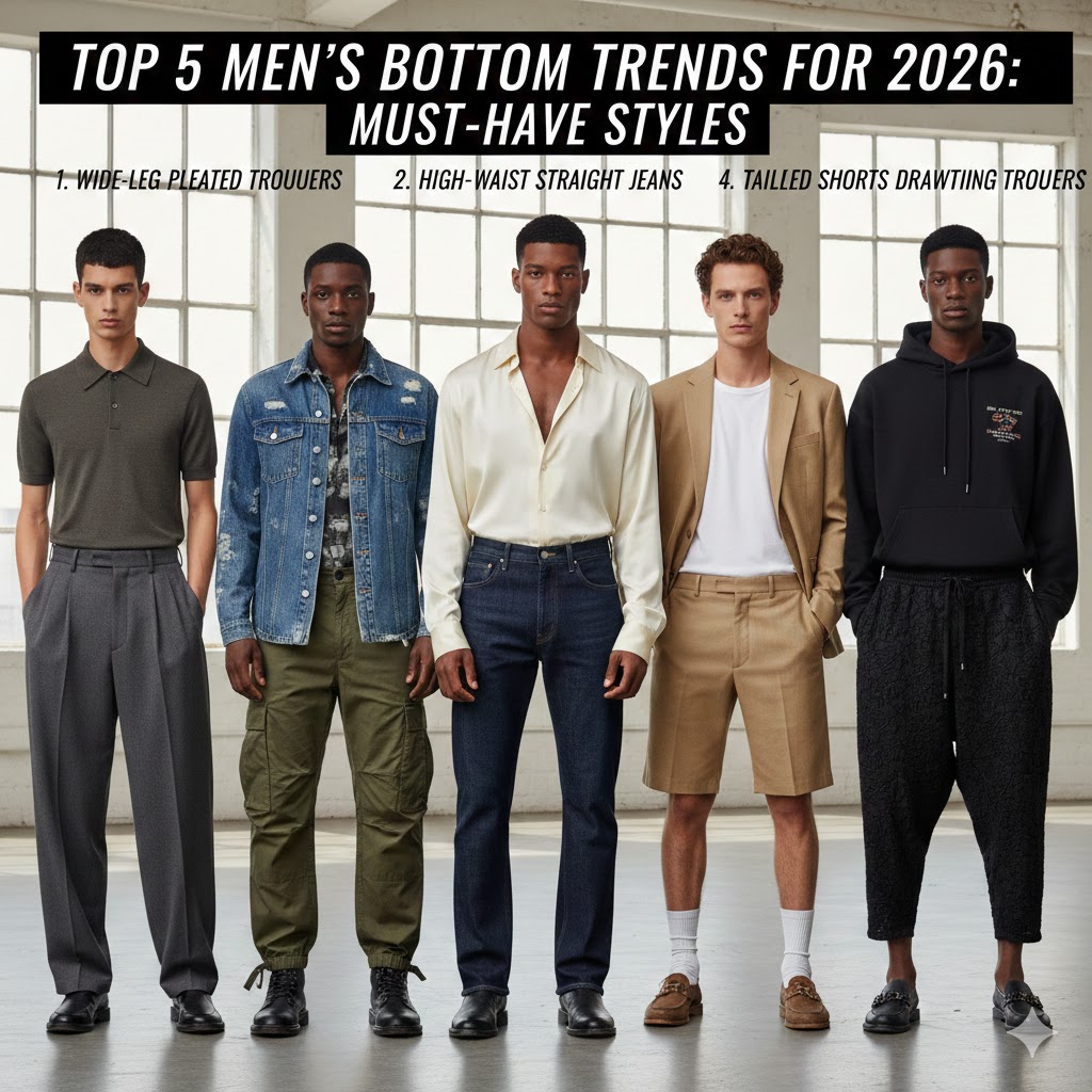 Top 5 Men's Bottom Trends for 2026