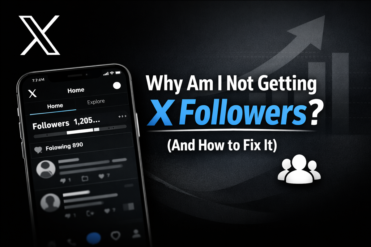 Why Am I Not Getting X Followers And How To Fix It