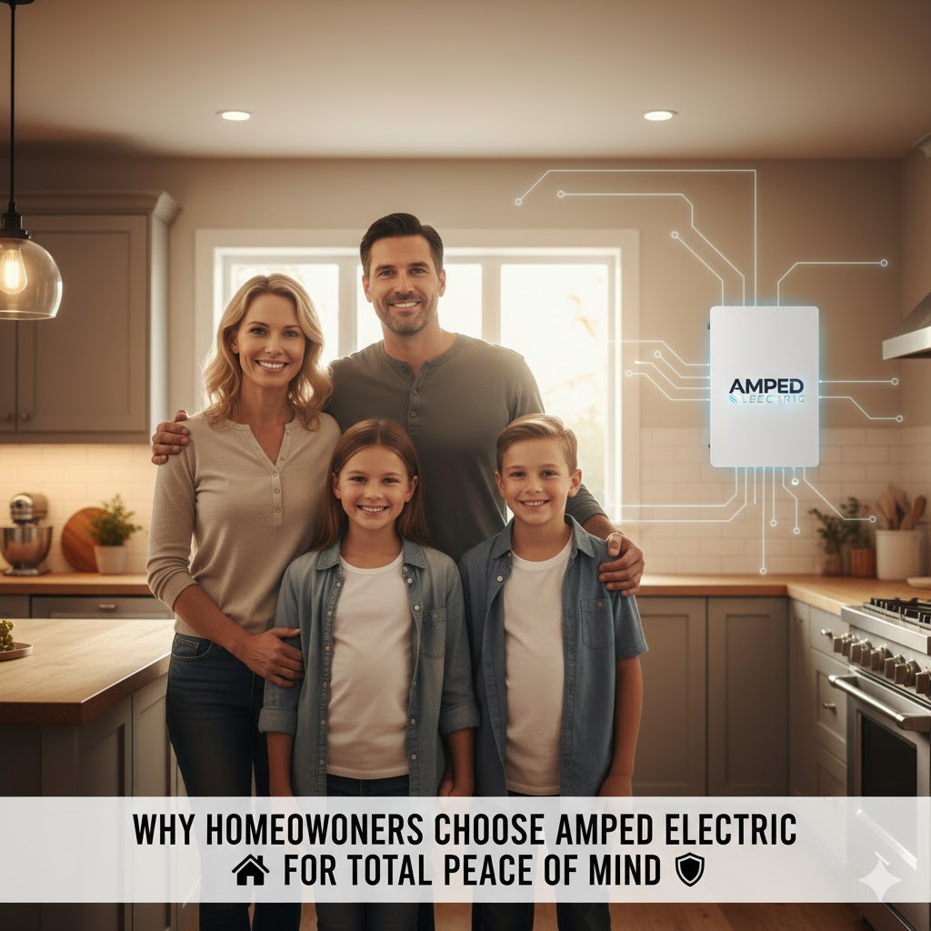 Why Homeowners Choose Amped Electric for Total Peace of Mind