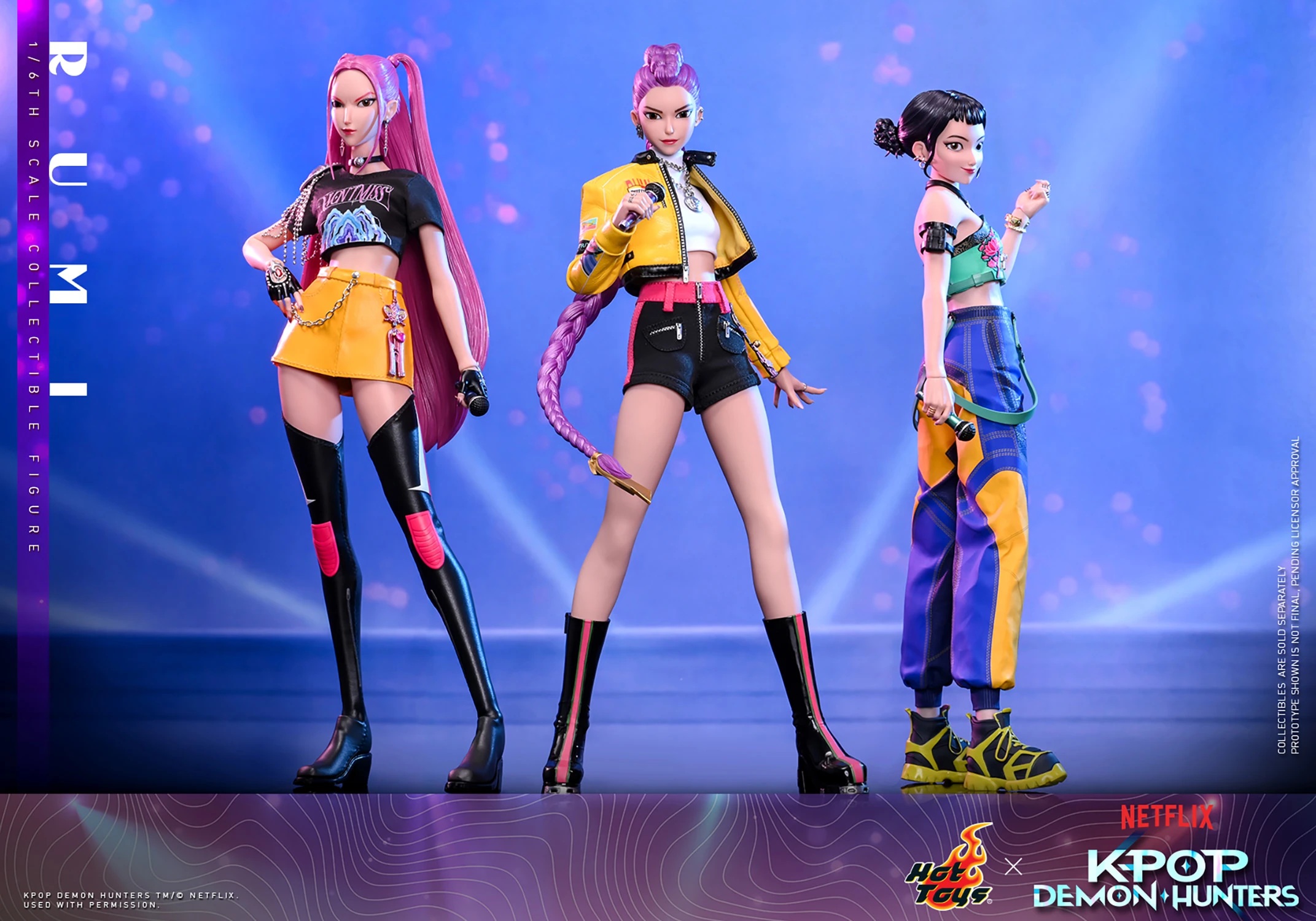 Sideshow Reveals Hot Toys "KPop Demon Hunters" Figures