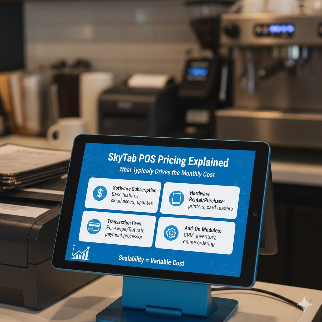 SkyTab POS Pricing Explained: What Typically Drives