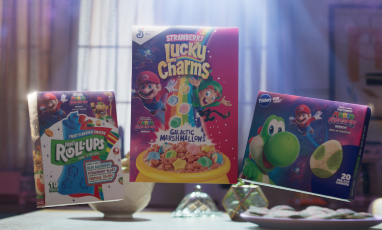 Super Mario Galaxy Movie Cereal and Snacks from General Mills